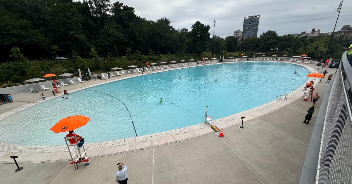Opening Day at Central Park's New Swimming Pool - iLovetheUpperWestSide.com