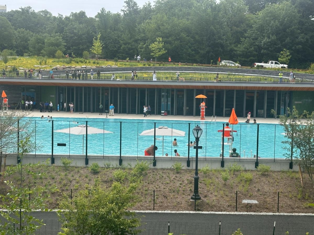 Opening Day at Central Park's New Swimming Pool - iLovetheUpperWestSide.com
